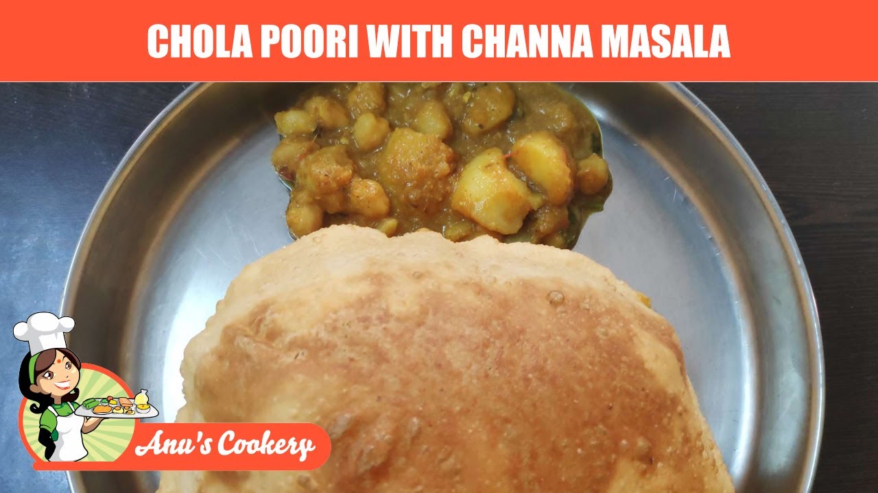 Chola Poori with Channa Masala Recipe in Tamil: சோளா பூரி , சன்னா மசாலா ...
