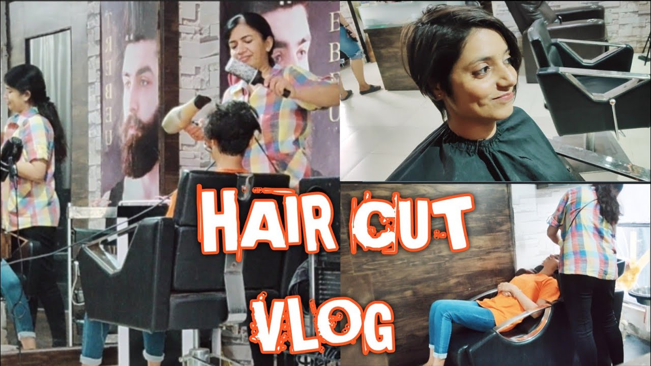 Hair cut vlog || new vlog || #haircut #new #vlog - YouTube