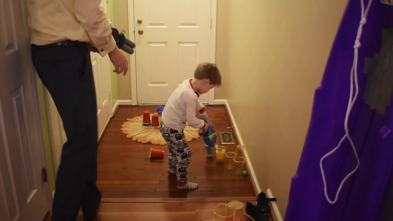 Ryan's Nerf Gun Cup Challenge - YouTube