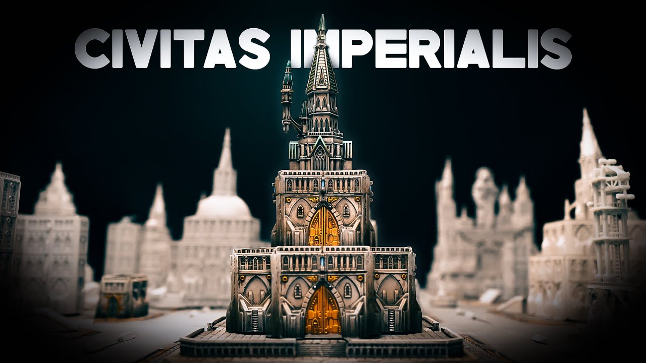 How To Paint Legions Imperialis Civitas Imperialis Terrain - YouTube