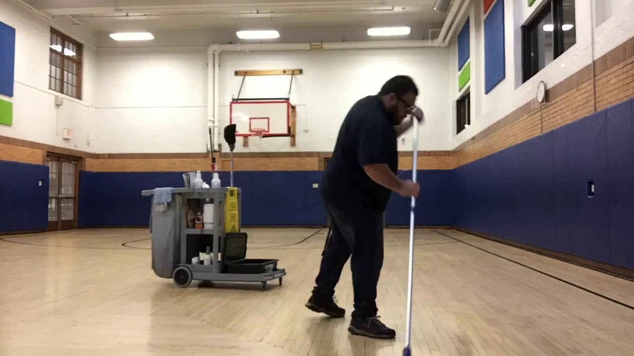 Time lapse custodian work - YouTube