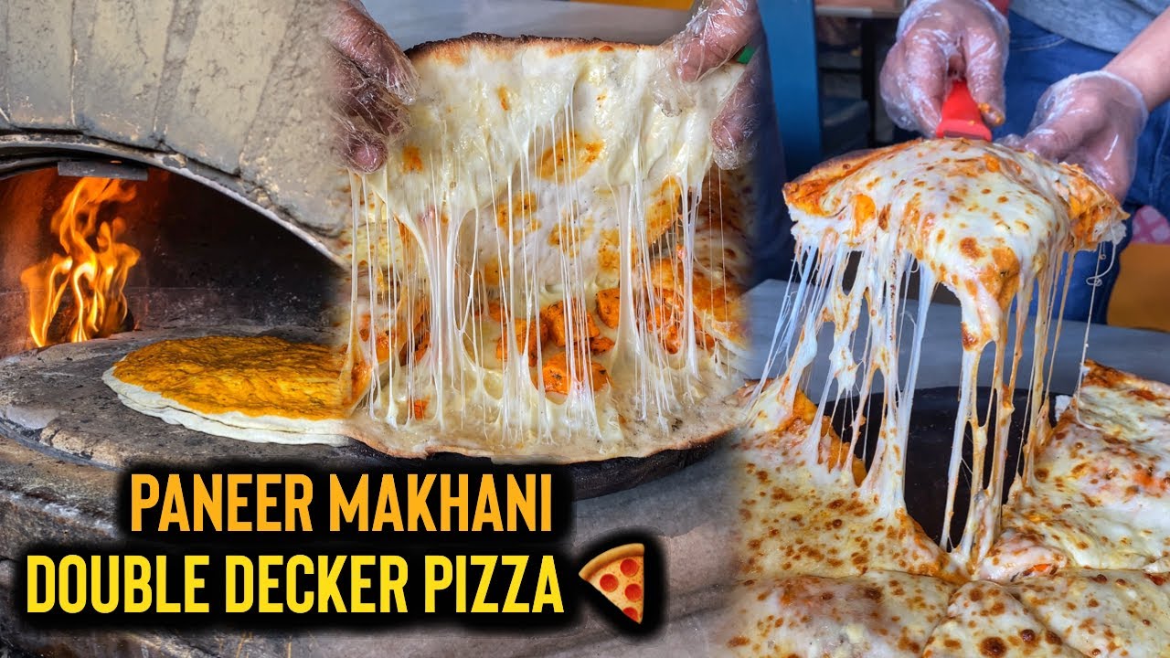 Double Decker Paneer Pizza Loaded with Cheese | Ultimate Cheesy Delight ...