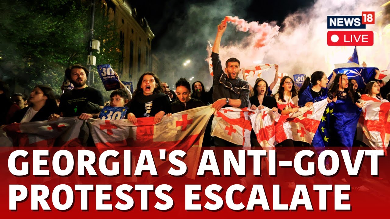 Georgia Protest LIVE | Mass Protest Grips Tbilisi Over Far-Right ...