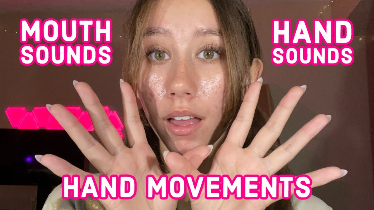 ASMR | mouth sounds, hand sounds, and hand movements (fast ...