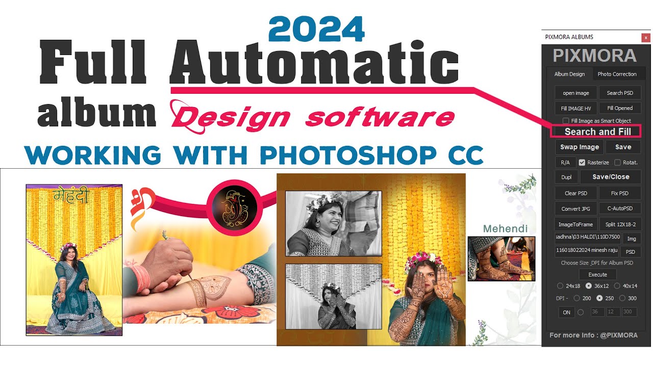 Fully Automatic Album Design 2024 Photoshop 2024 | Album Design ...