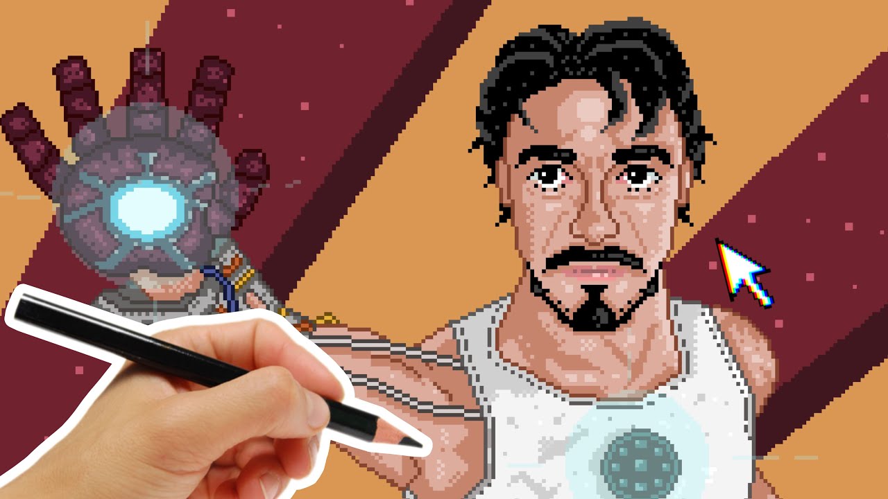 Creating Iron Man: Pixel by Pixel 🚀 - YouTube
