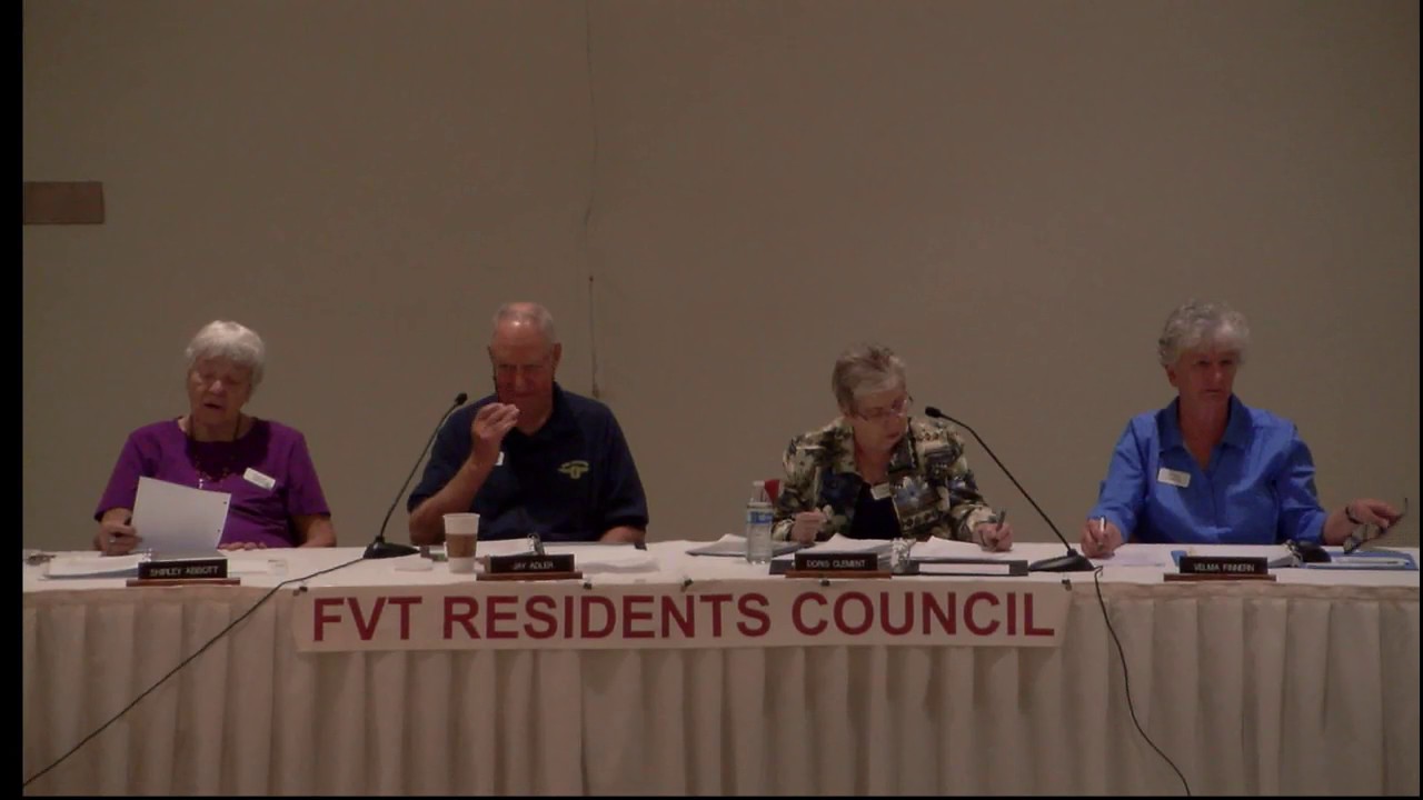 2017 03 31 Resident Council - YouTube