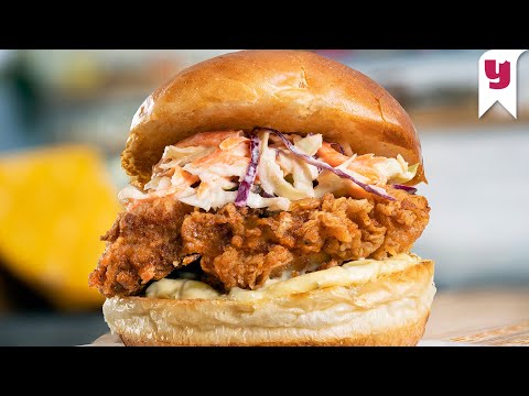 Şefin Gizli Malzemesiyle Dışarıdakileri Unutturacak Çıtır Tavuk Burger Tarifi - Tavuk Tarifleri