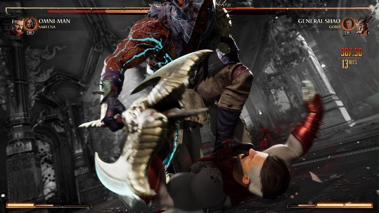 Omni-Man (Serena) VS General Shao (Goro) Brutality - YouTube