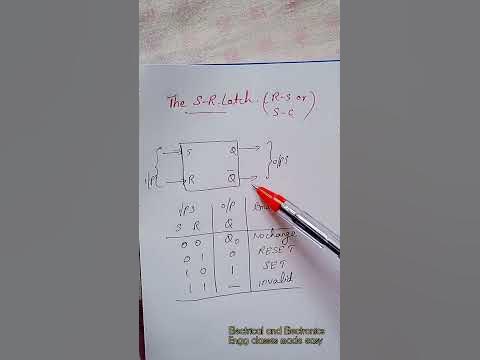 The S-R Latch, S-R Flip-Flop, SR FF, Sequential switching circuits - YouTube