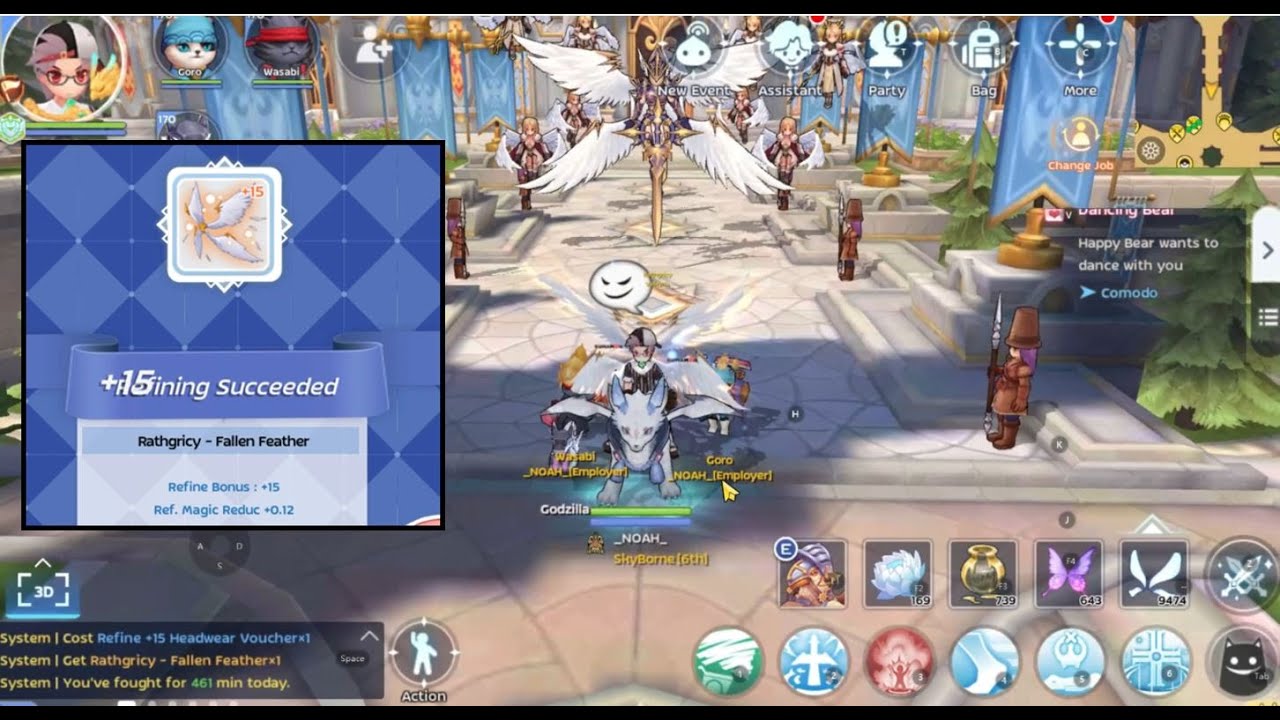 Making my RATH WINGS (and EZ refine to +15) [Ragnarok Mobile Eternal ...