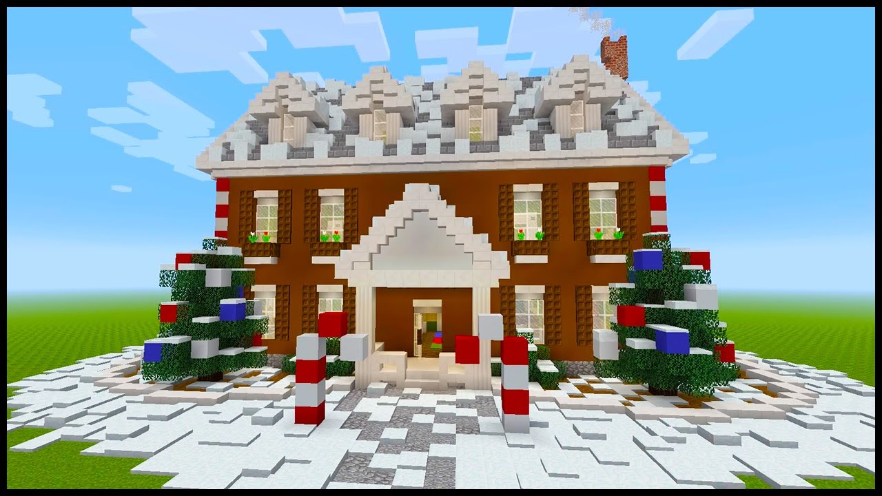 Minecraft: How to Build a Christmas Themed House | PART 2 - YouTube
