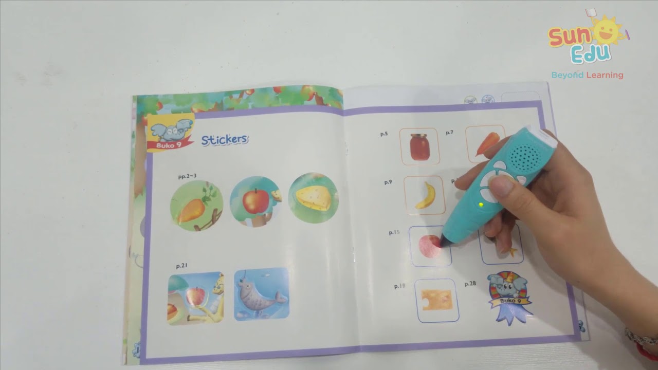 These are stickers of Buko book | Sun Edu - YouTube
