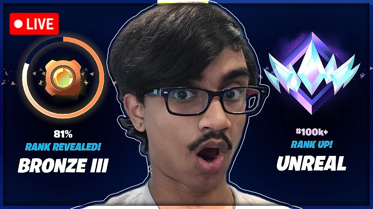 Can I get UNREAL RANK before the season ends? (Fortnite Live) - YouTube