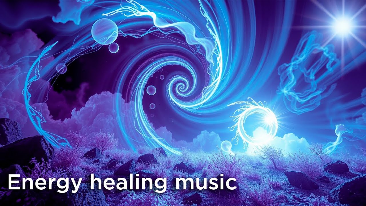 Energy healing music: blue light for mental calm and inner trust - YouTube