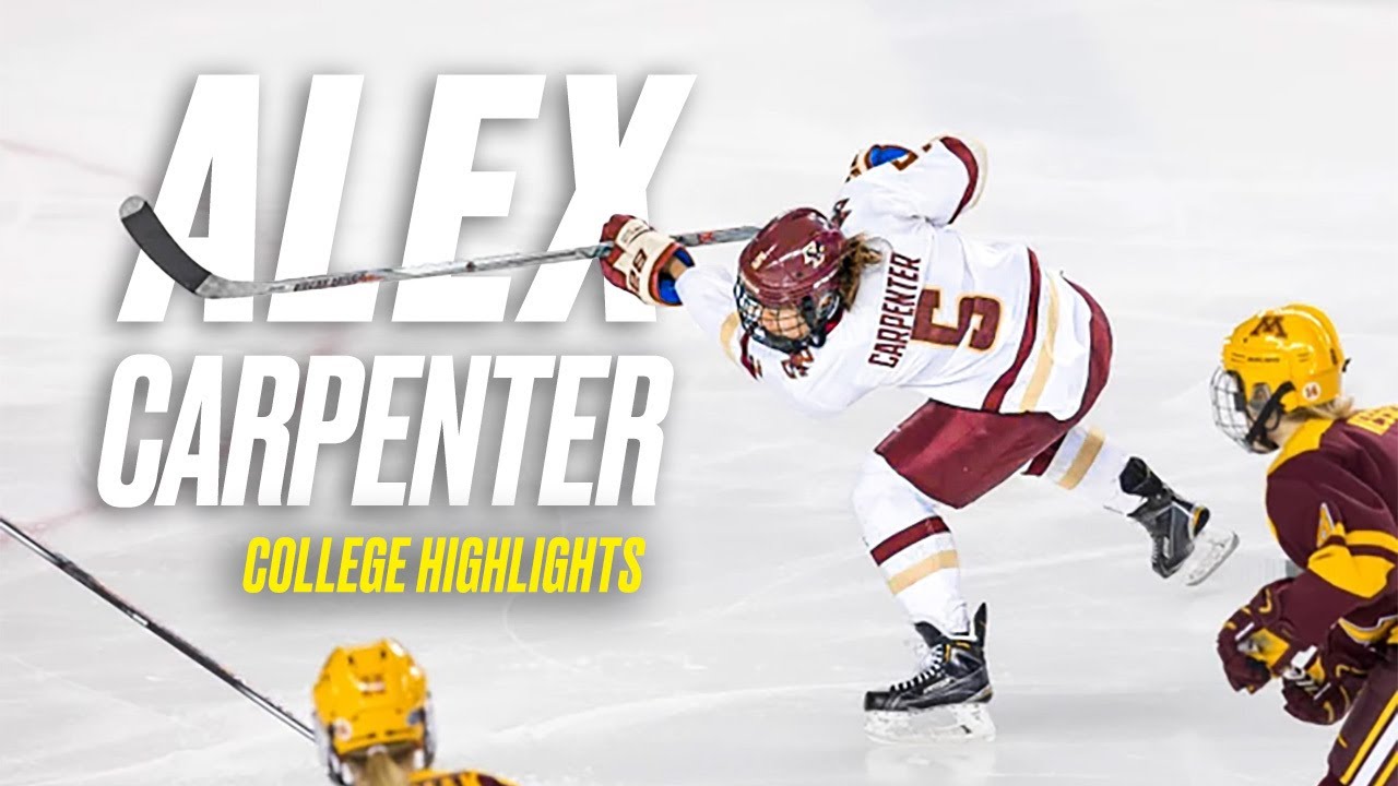 Alex Carpenter college hockey tournament highlights at Boston College ...