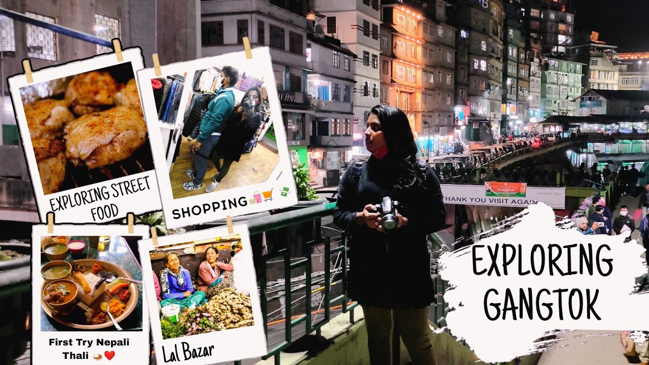 sikkim |Gangtok lal bazar Market | gangtok market shopping | gangtok ...