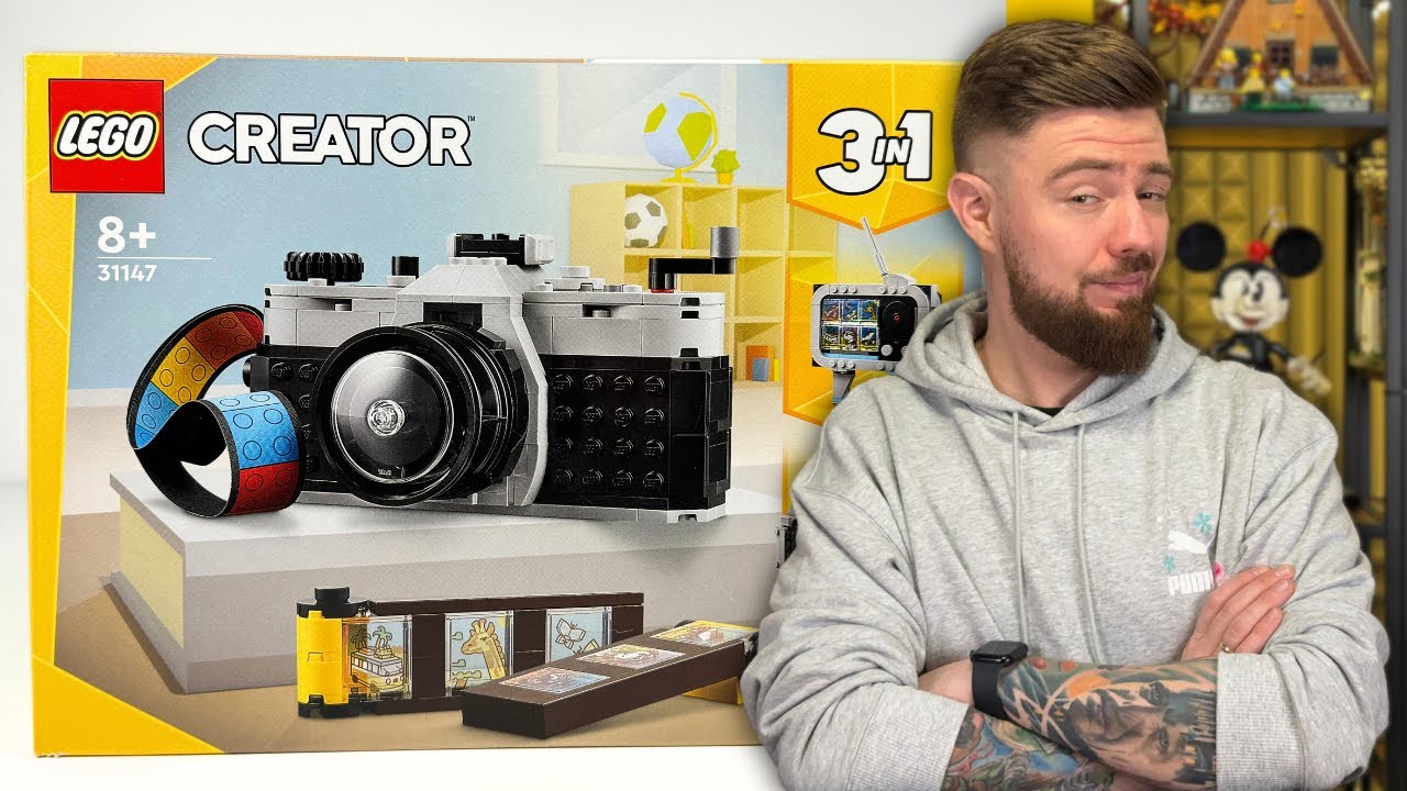 APARAT W STYLU RETRO 📷 LEGO CREATOR 31147 RECENZJA - YouTube