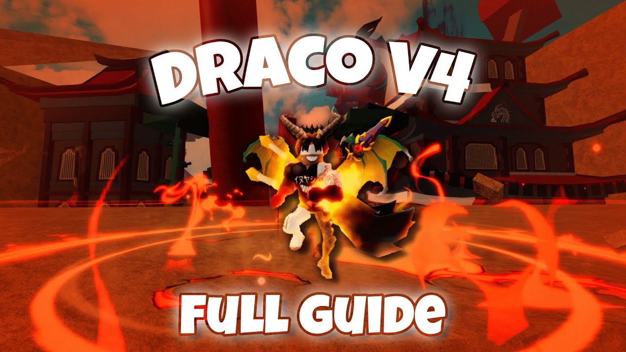 FULLY AWAKENED Draco Race Complete Guide [V1-V4 + All Belt] | BloxFruits - YouTube
