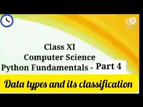 Class XI Computer Science, Data handling in Python-Data types part 4 #cbse classes@Aiswarya ...