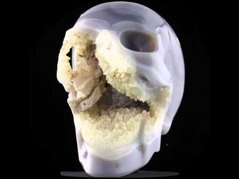 Agate Crystal Skull