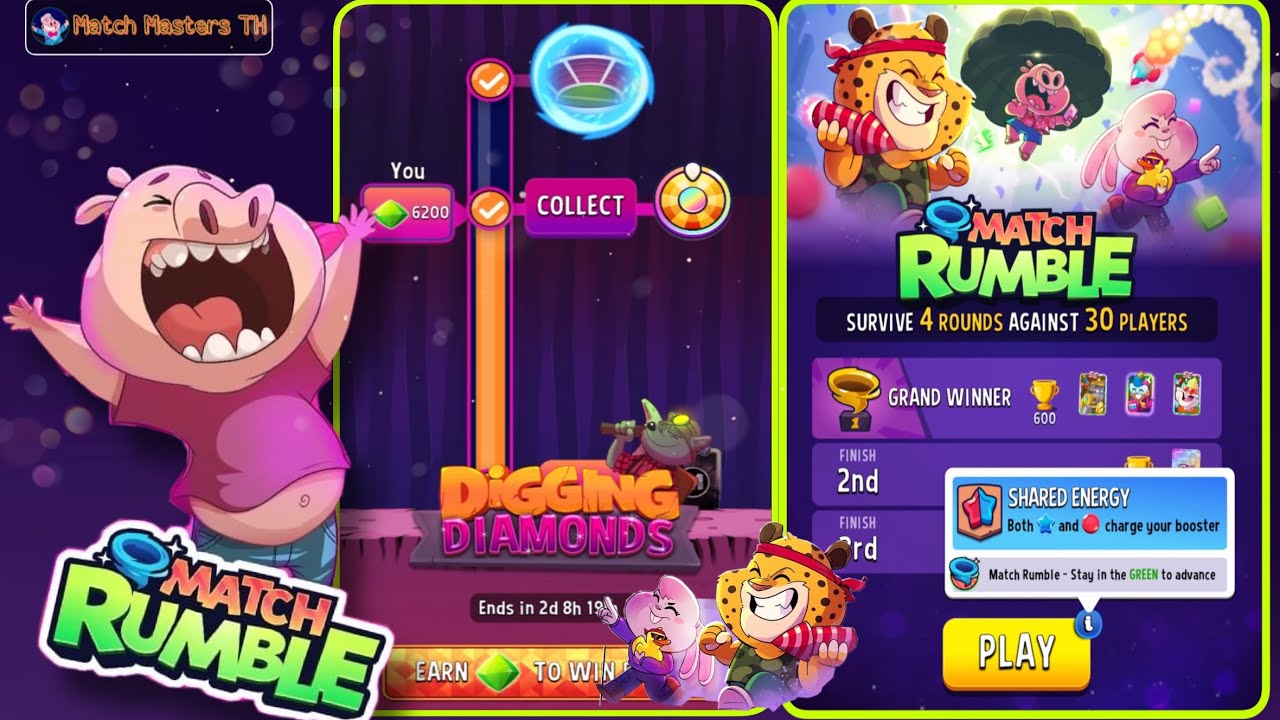 Free Prizes - Match Masters Rumble Grand Winner 30 Players - YouTube