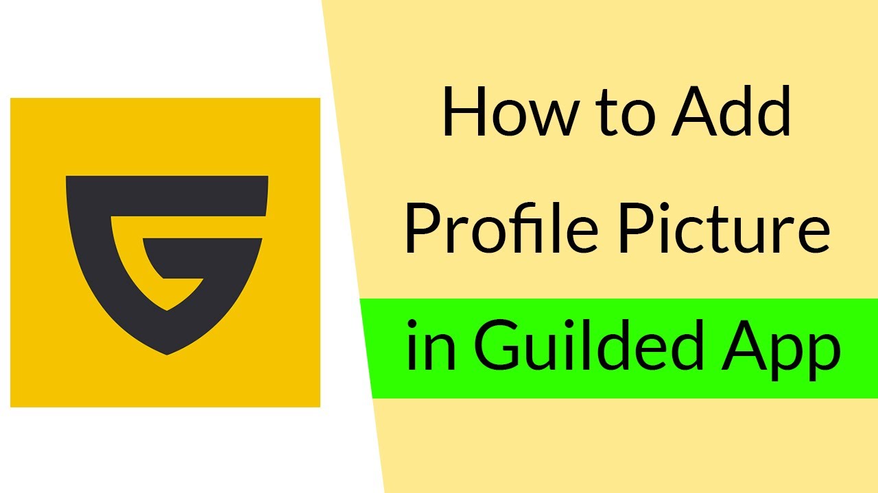 How to Add Profile Picture in Guilded App? - YouTube