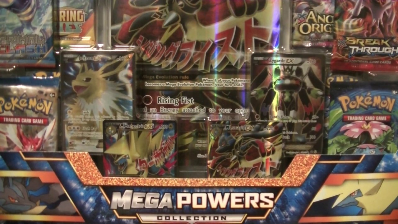 Pokemon TCG Opening!!! Mega Powers Premium Collection Box!! - YouTube