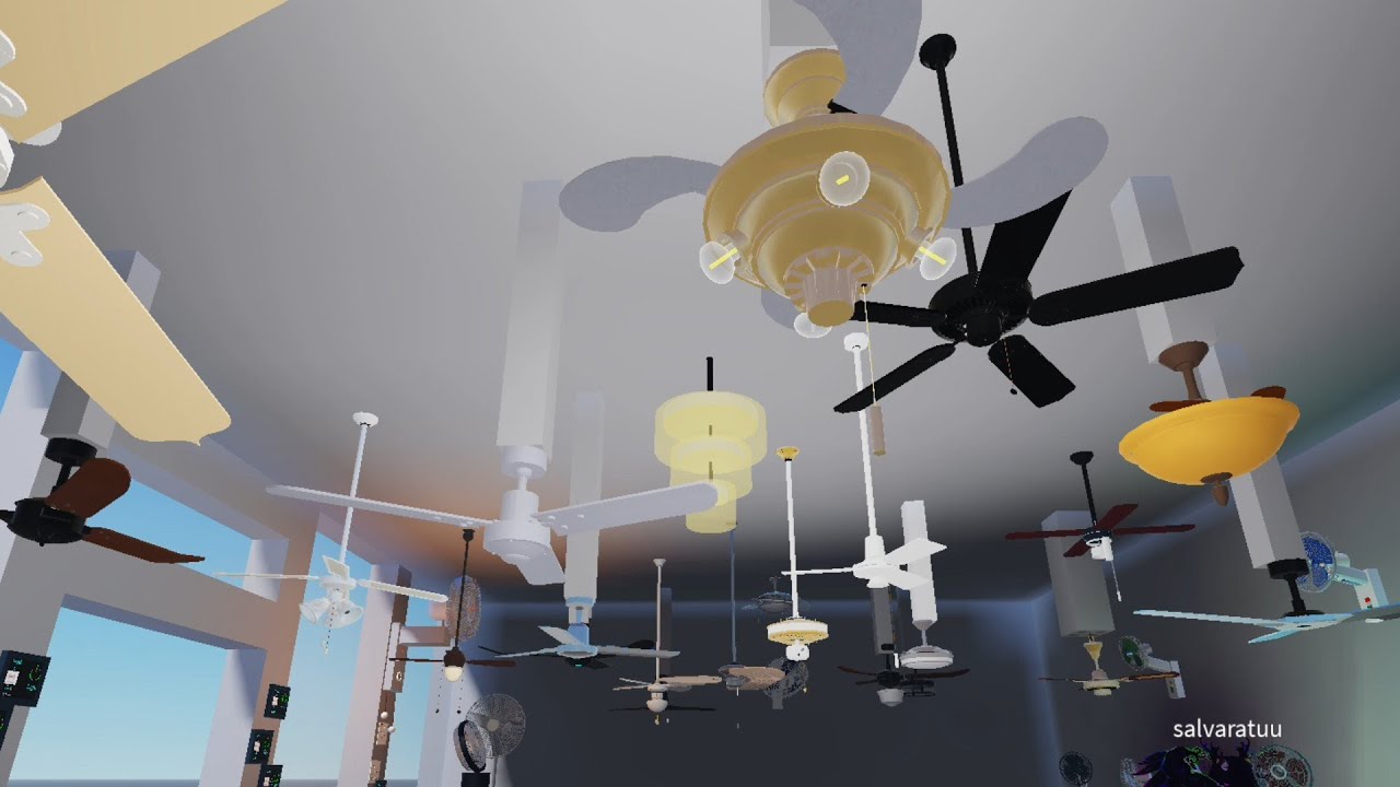 Awesome Luxury Ceiling Fans Store | Roblox Fan | Kipas Angin Baling ...