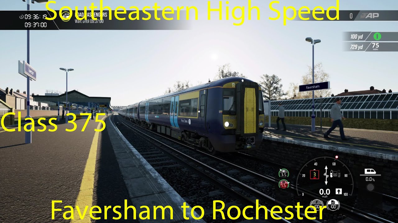 Train Sim World 3 - Faversham to Rochester (Class 375) - YouTube