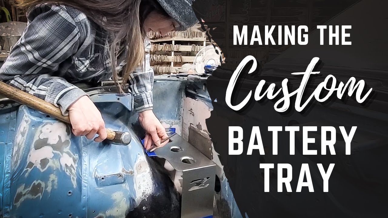 "Making the Custom Battery Tray" | Ep. 9 | Datsun 260Z Build - YouTube
