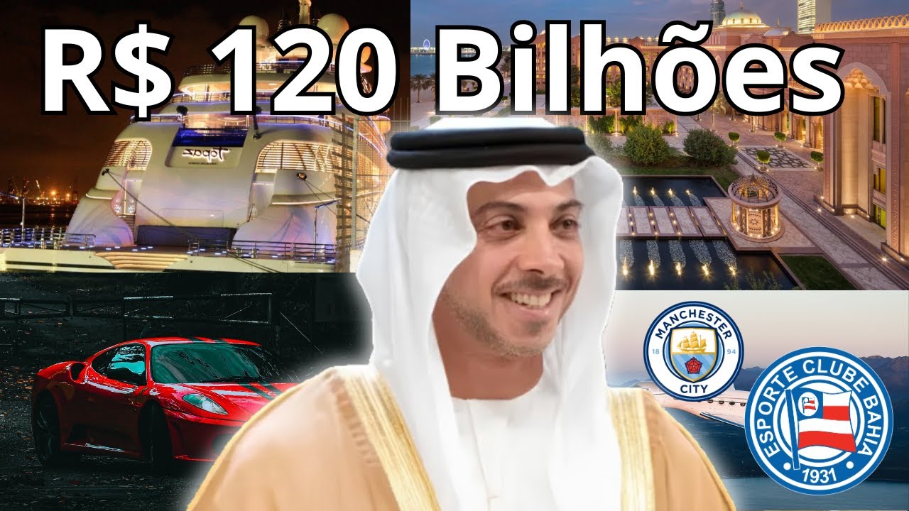 IATE DE 3 BILHÕES, DONO DO BAHIA E DA FERRARI | ASSIM VIVE O SHEIK ...