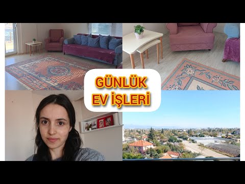 GÜNLÜK EV VLOG🌟CAM SİLİNDİ✅SALON TEMİZLİĞİ✅ #günlükvlog #temizlik #clean #günlük #temizlikvlog