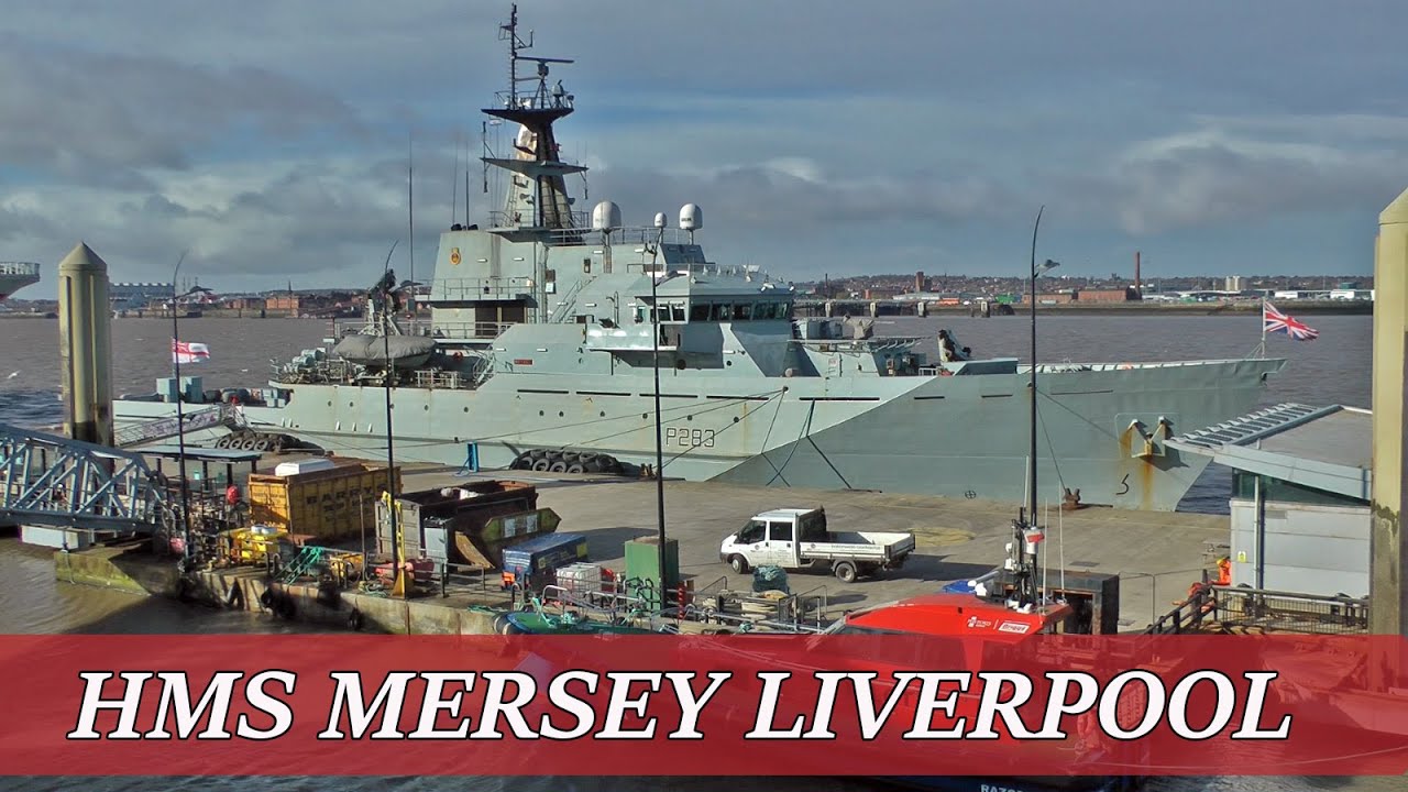 HMS Mersey Berthed at Liverpool Cruise Terminal - YouTube