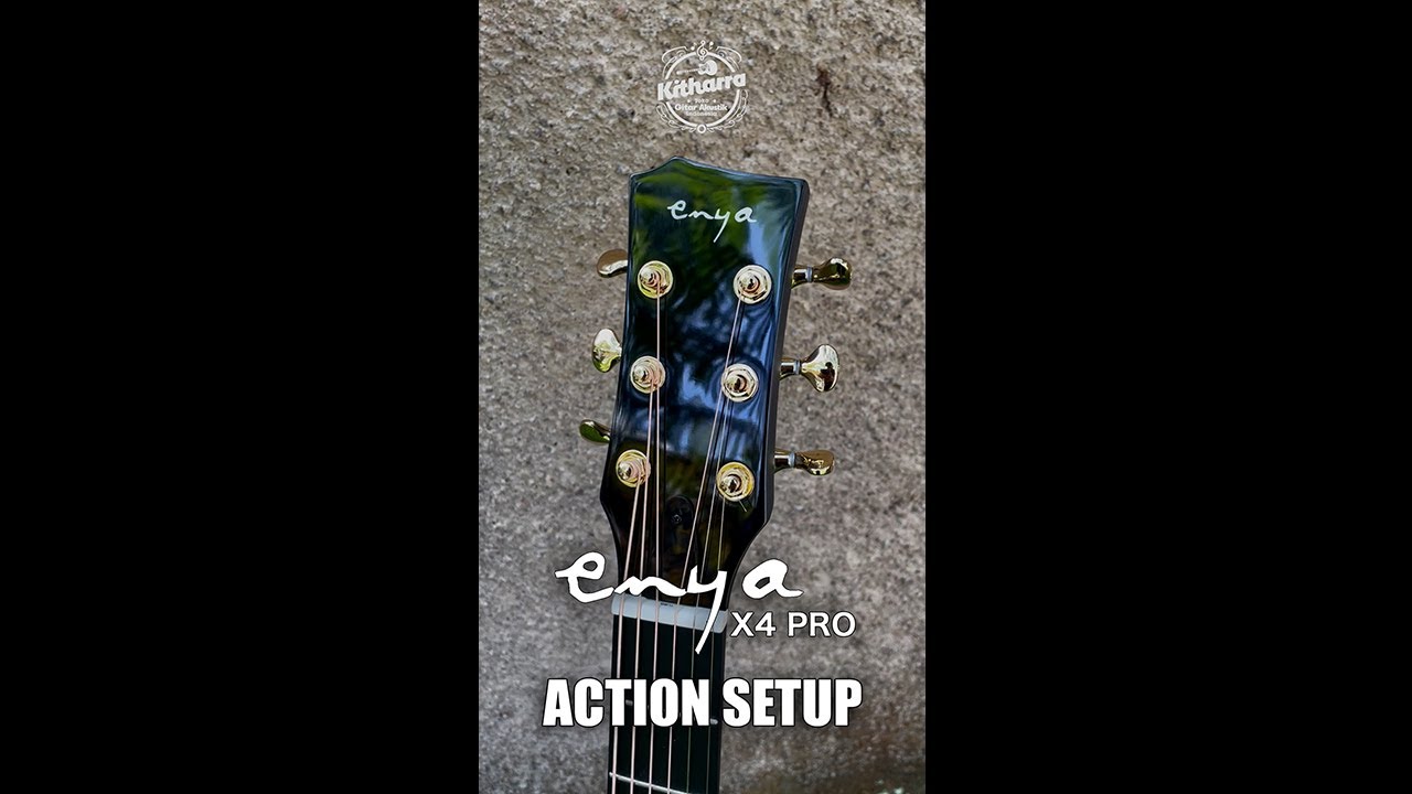 Action Set Up Gitar Enya X4 Pro | Kitharra Guitar Service - YouTube