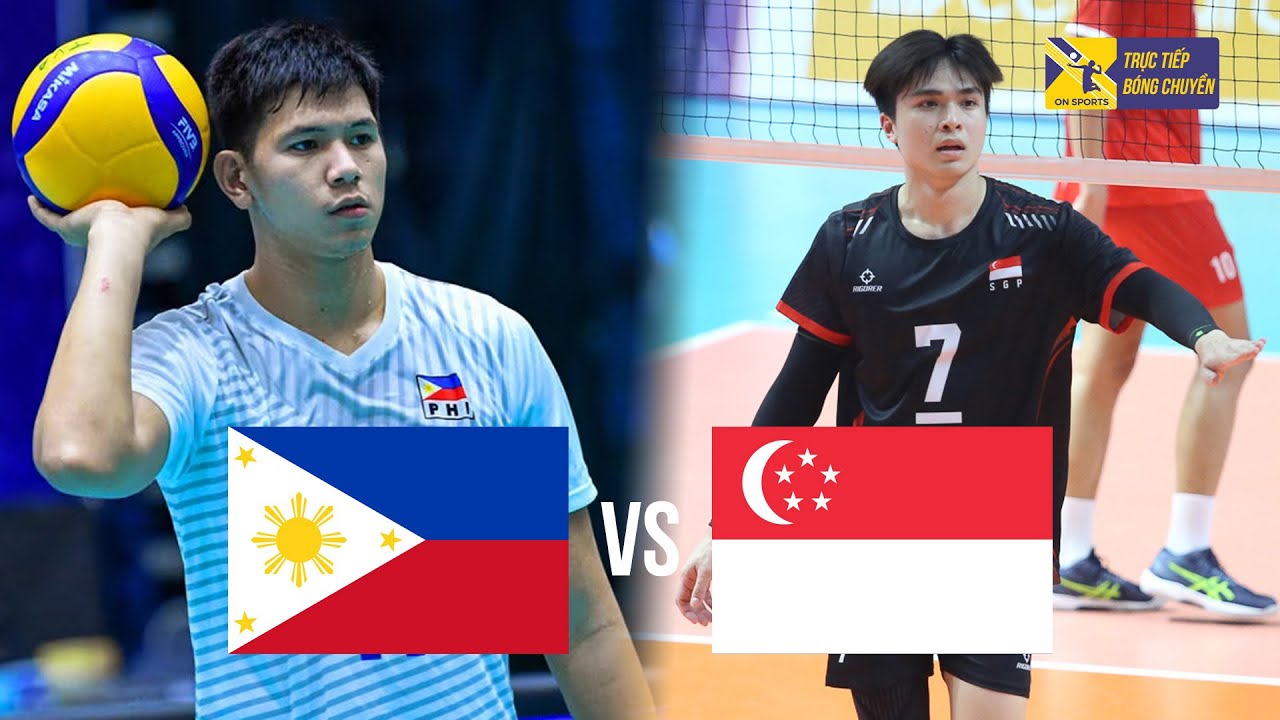 🔴 PHILIPPINES SINGAPORE | Joshua Umandal caste - Men's Asean Volleyball ...