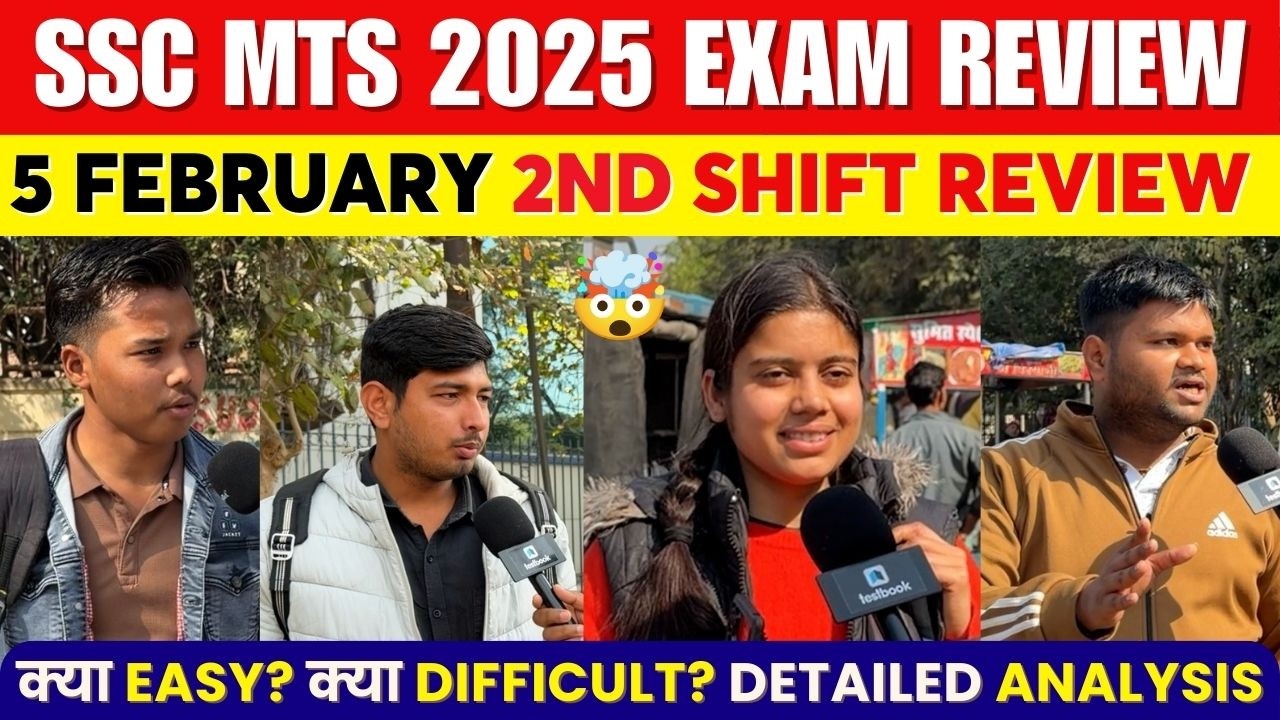 SSC MTS 2nd Shift review 5 February 2025 | SSC MTS 2025 today review ...