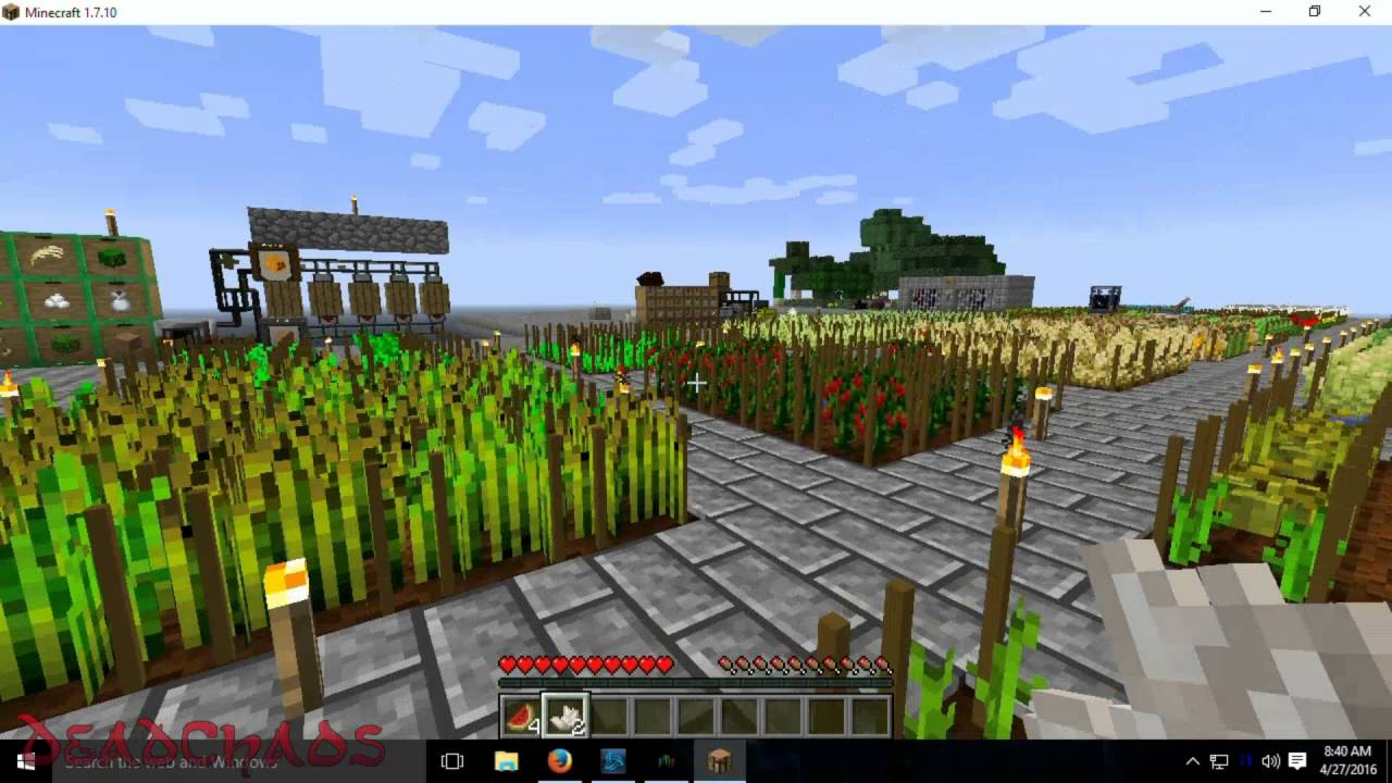 FTB Skyblock base tour part 2 - YouTube