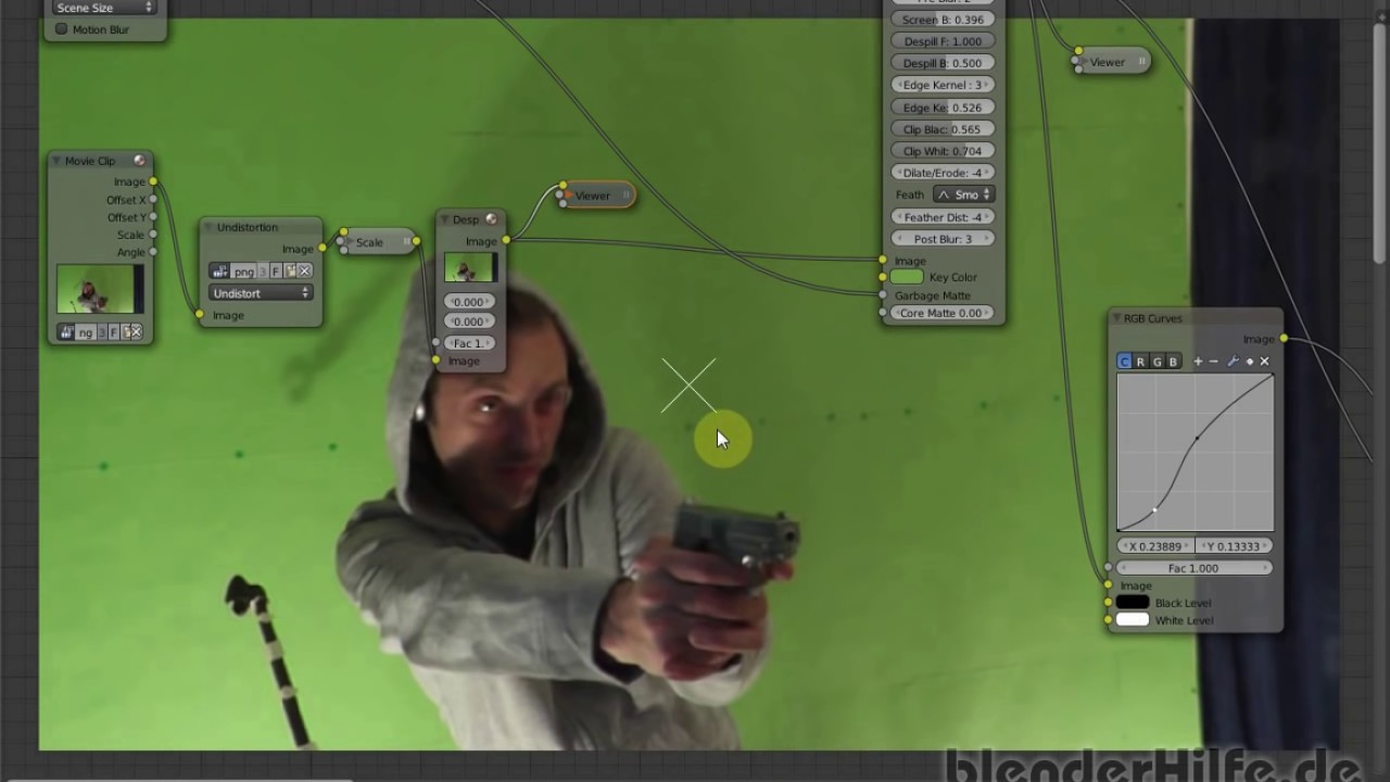 Greenscreen Keying In Blender Vfx Tutorial Deutsch Youtube