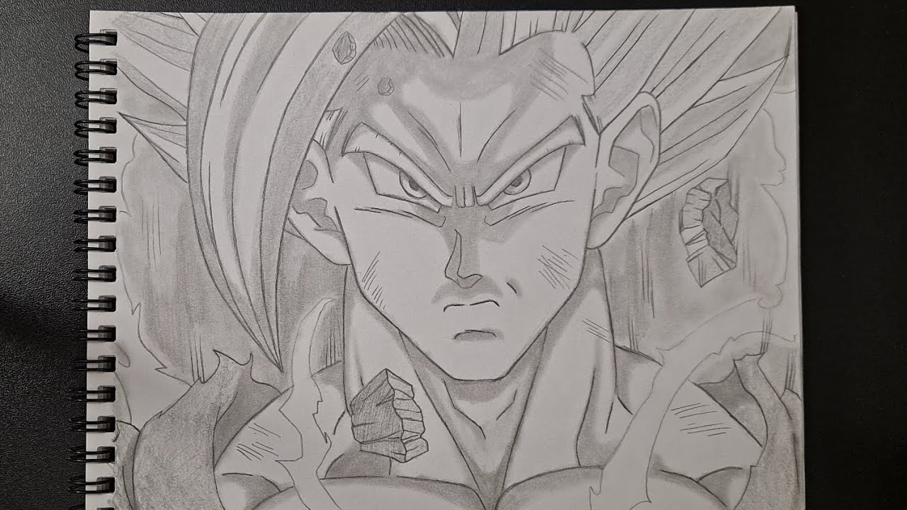 Drawing Beast Gohan - YouTube