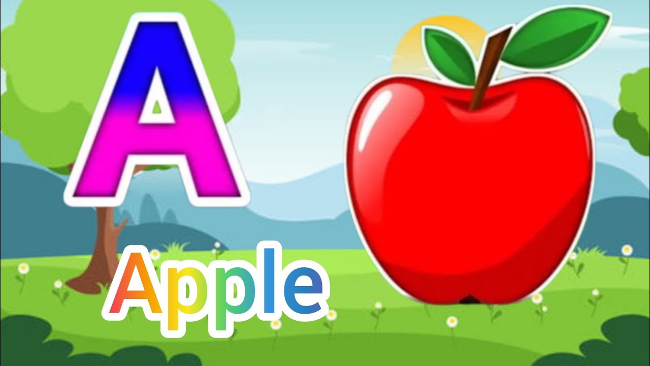 Learning ABCD Letters and Basic English Vocabulary | Toddlers learnin ...