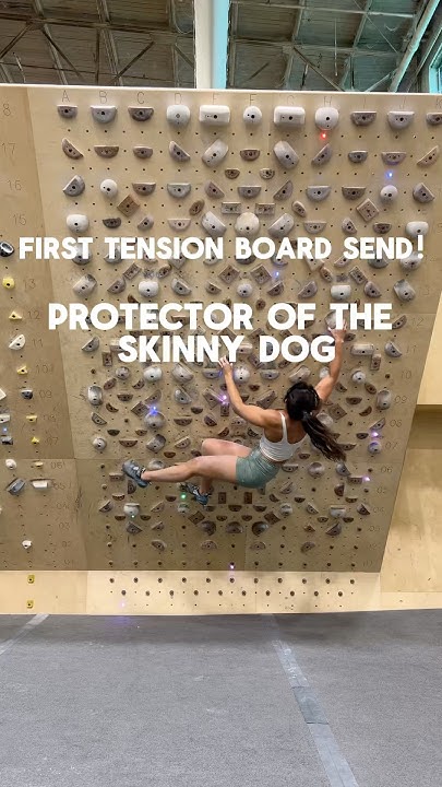 My first Tension Board send! #tensionboard - YouTube