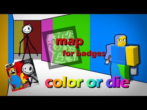 Roblox [Color or die] 5 badges ++map - YouTube
