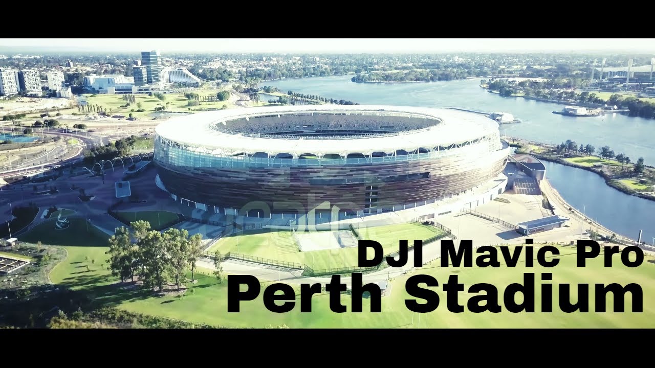 Optus Stadium - 4K Drone Footage w/ DJI Mavic Pro 2 (2019) [4K] - YouTube