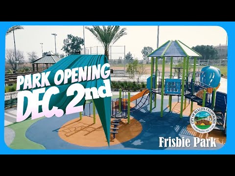 Frisbie Park Ribbon Cutting Ceremony - YouTube