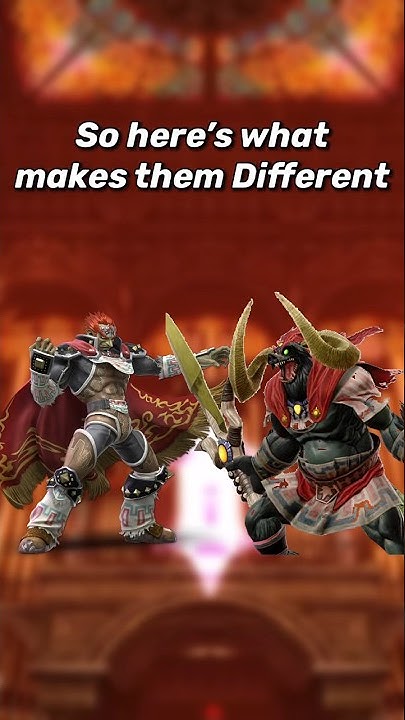 Difference between Ganon and Ganondorf #shorts #fyp #gaming - YouTube