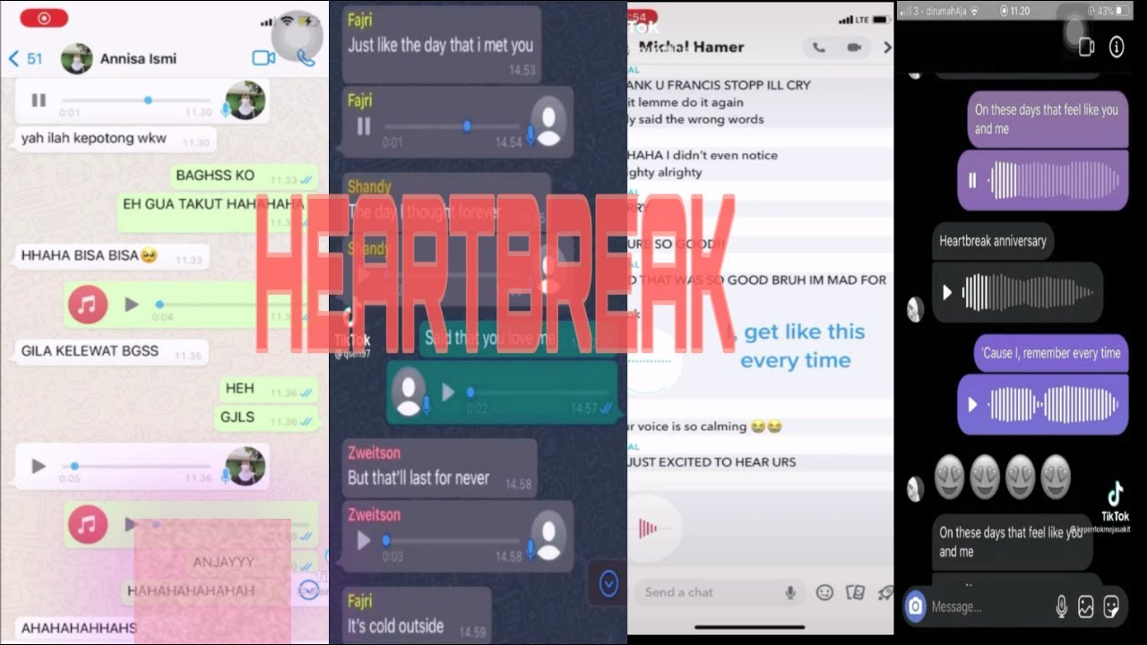 HEARTBREAK ANNIVERSARY TIKTOK-VOICE NOTE - YouTube