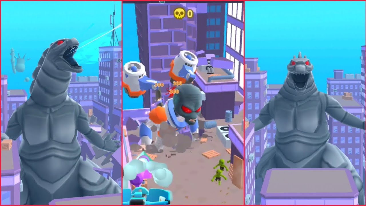 Heli Monster attack 16 | Running monster | Heli Monsters | - YouTube