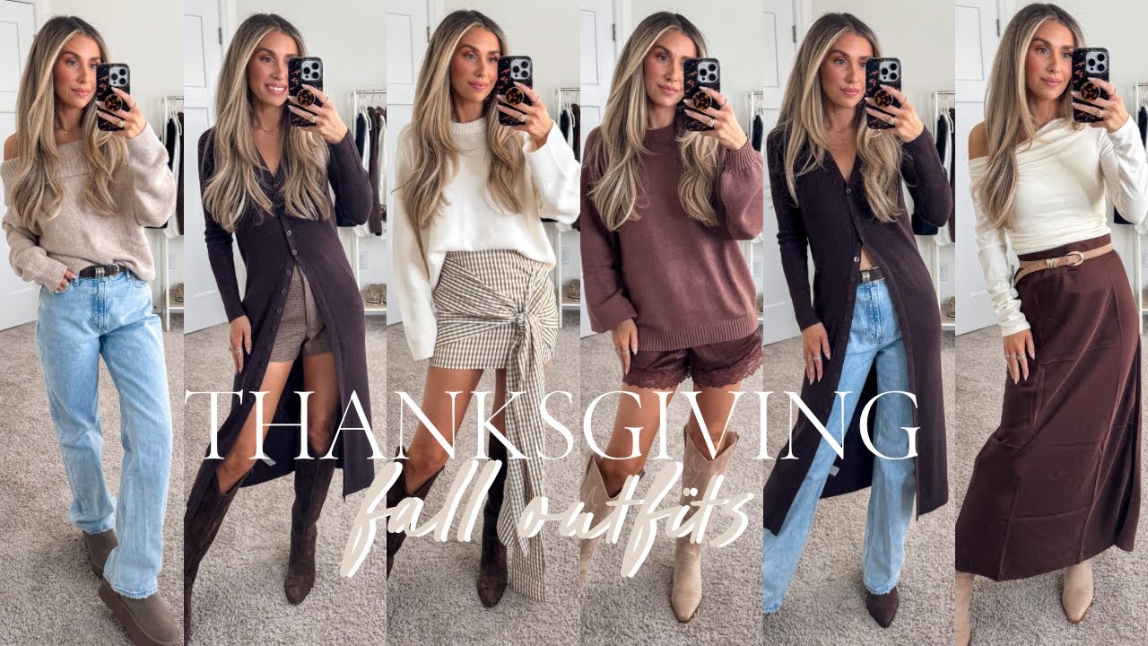 Easy Thanksgiving Outfits for Every Style! - YouTube