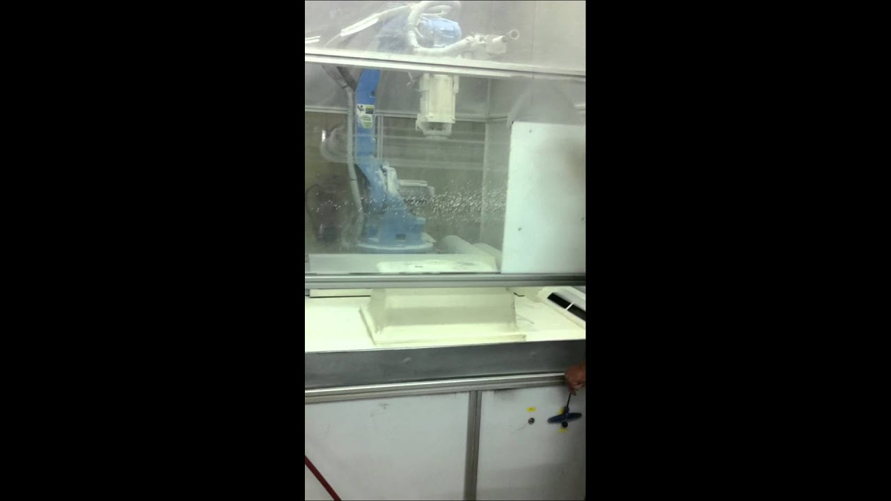 robot sink mill - YouTube